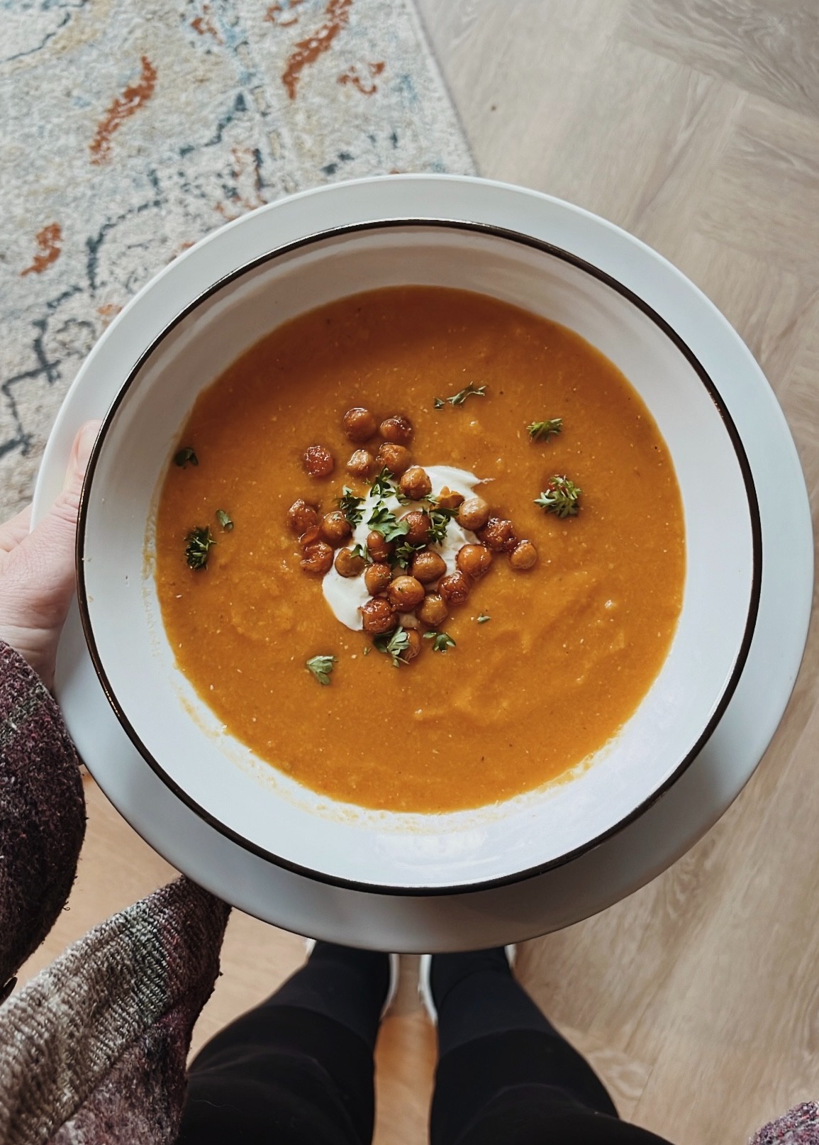 Kruidige linzensoep recept - Slowing Down